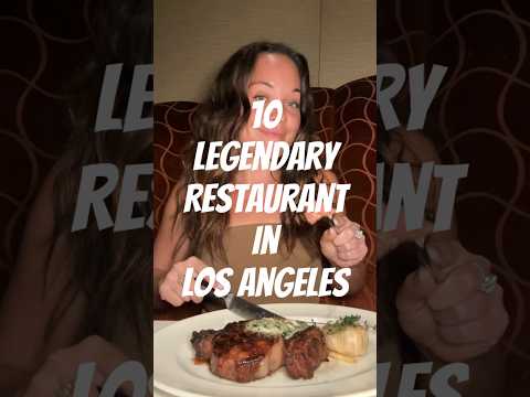 Here are 10 of our favorite iconic LA eateries 🥩🍸