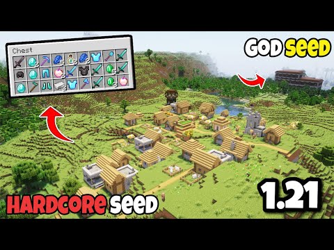 π₯ Hardcore (God Seed) For Minecraft 1.21 Bedrock And PE | Seed Minecraft 1.21 | Minecraft Seeds