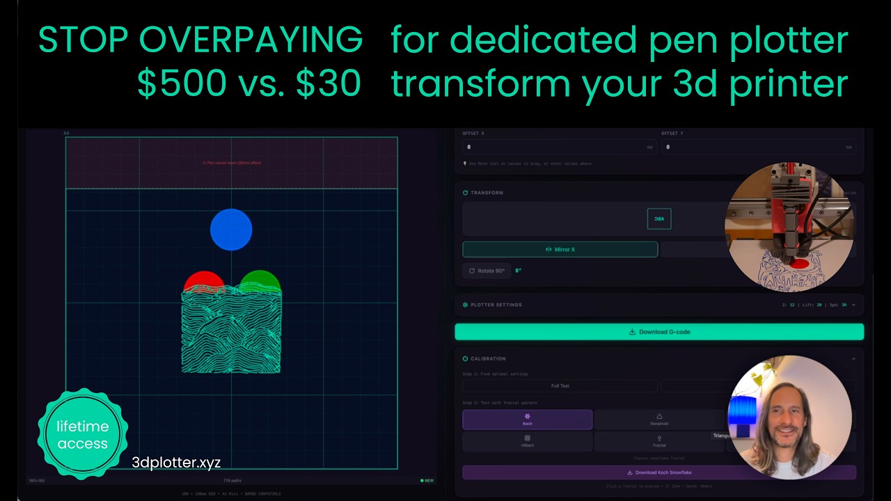 How to Use 3DPlotter.xyz - G-code Generator for ANY 3D Printer