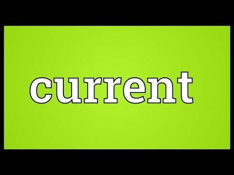 Current Meaning