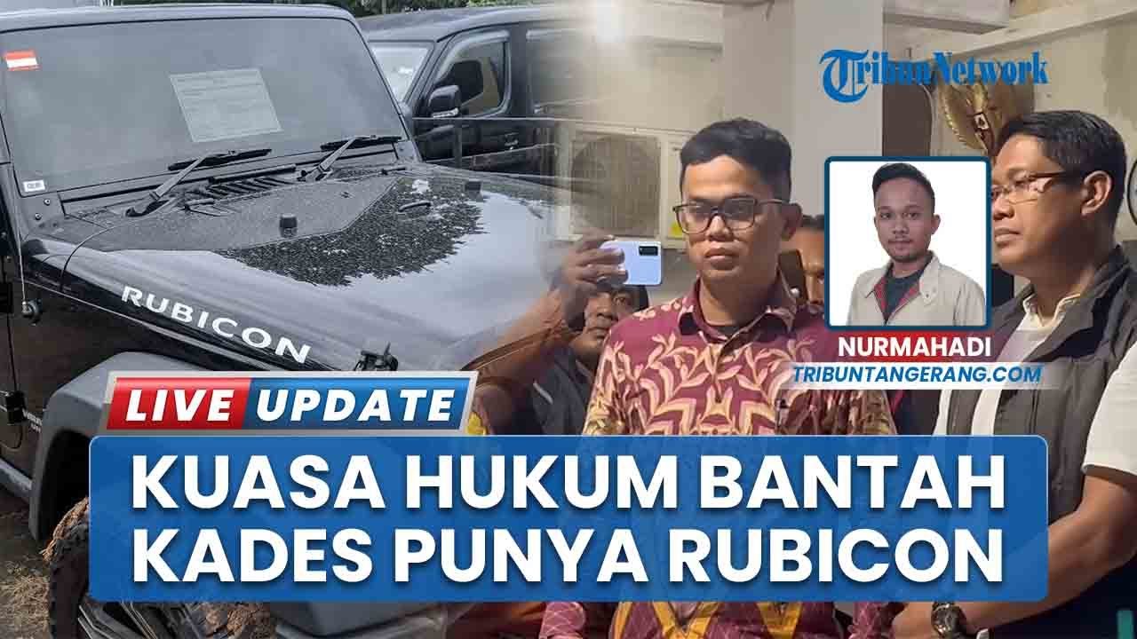 Perkara Kades Arsin Punya Rubicon & Barang Mewah di Rumah Tangerang ...
