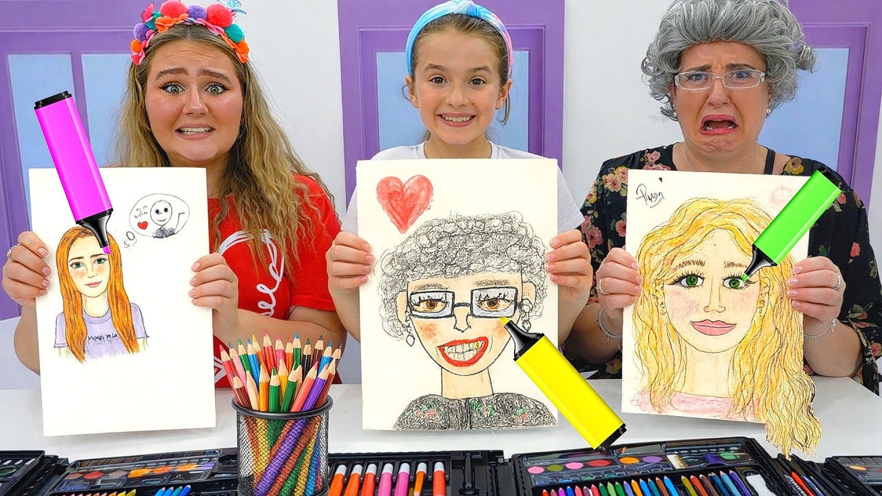 Ruby vs Bonnie vs Granny DRAWING Challenge!