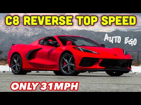 *HOW FAST* can a 2020/2021 c8 CORVETTE go in REVERSE 🔄 & WHAT dose it LOOK like WITHOUT a BODY?!!