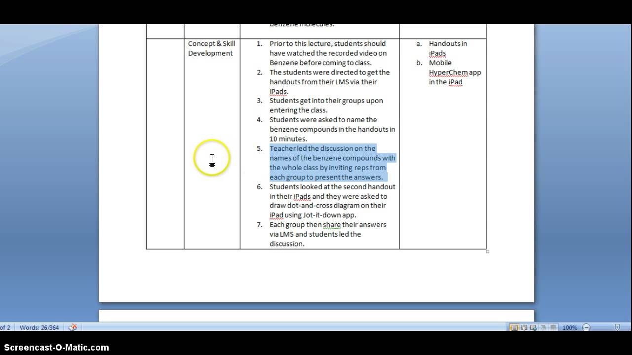 EDP70104 Classroom Observation Forms