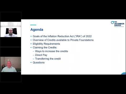 How Private Foundations Can Leverage Inflation Reduction Act Provisions