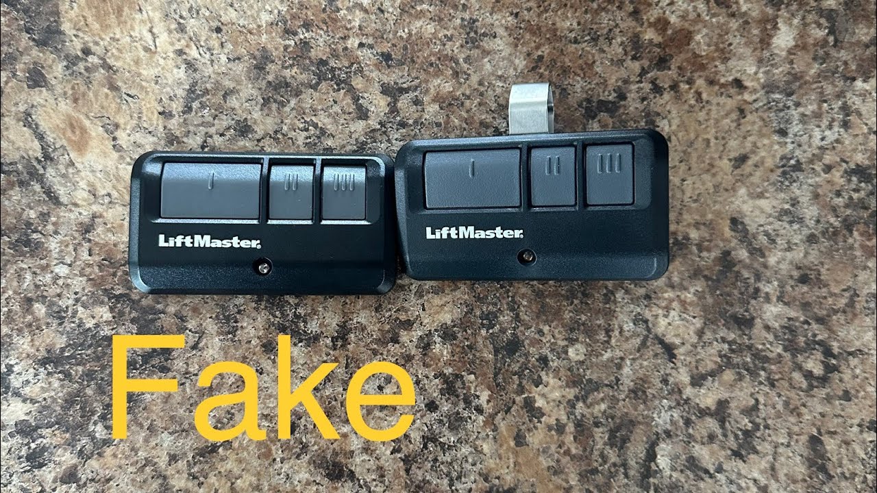 Fake Made In China LiftMaster 893MAX Remote On Amazon.