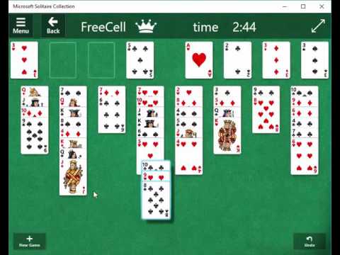 how to play freecell solitaire on computer - see the way I play
