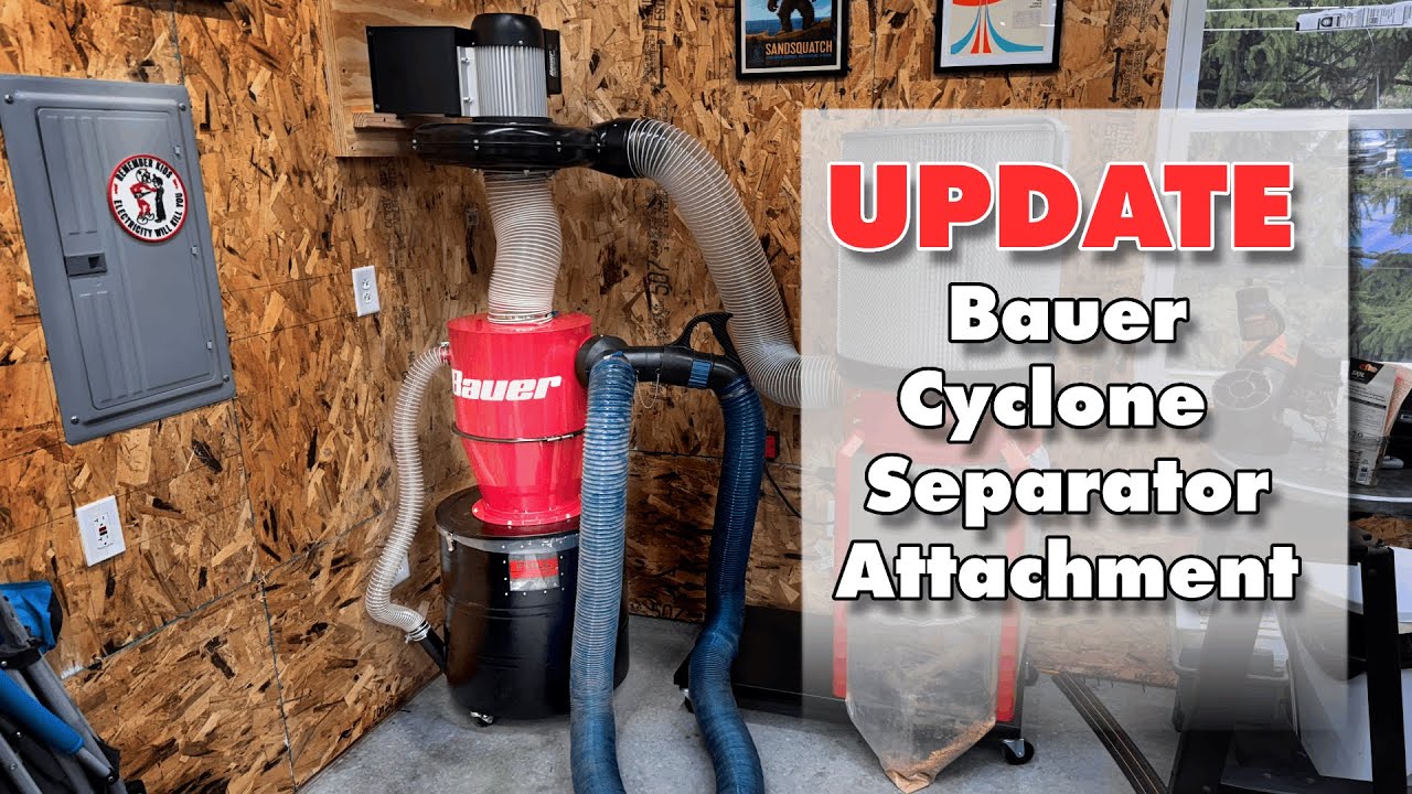 Harbor Freight's Bauer Cyclone Separator Attachment Update