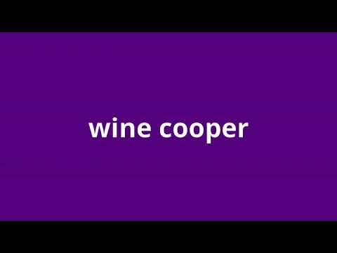 what is the meaning of wine cooper