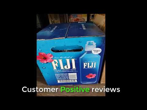 FIJI Natural Artesian Water Real customer Positive vs Negative review 💦