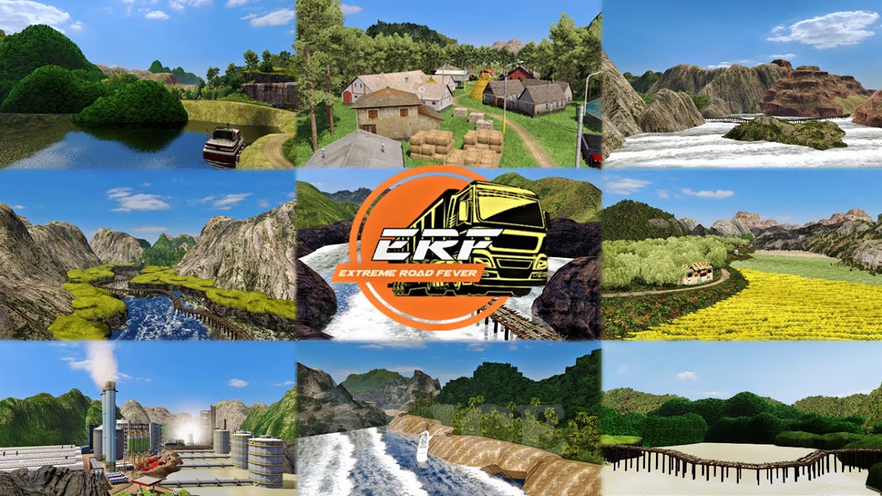 Extreme Road Fever : ERF Map (1.36-1.37) - ETS 2