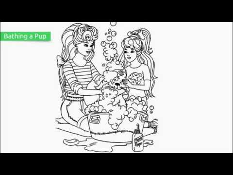 Top 25 Free Printable Beautiful Barbie Coloring Pages