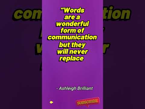 Words are a WONDERFUL Form of Communication