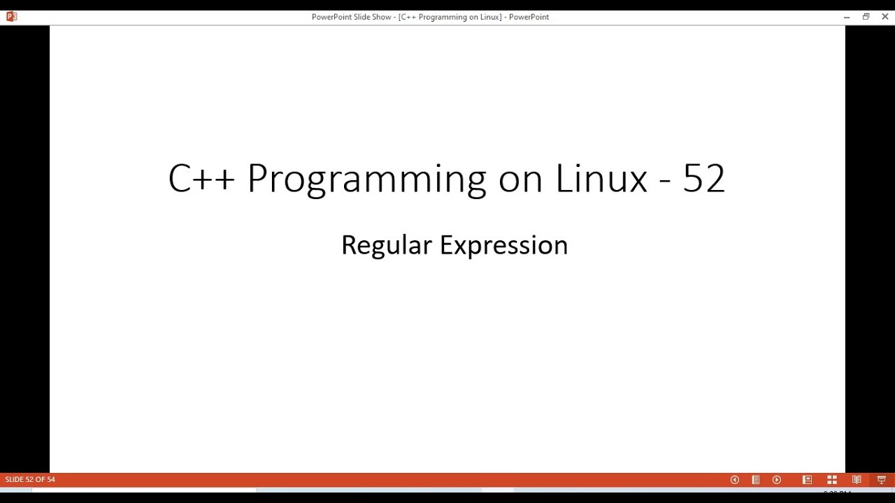 C++ Programming on Linux  - Regular Expression (Boost Library)