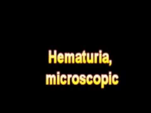 What Is The Definition Of Hematuria, microscopic - Medical Dictionary Free Online Terms