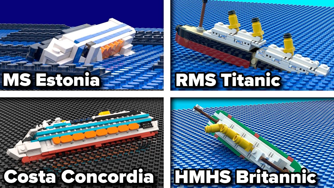 All Passenger Ship Disasters in LEGO