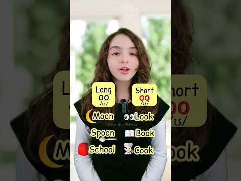 English Pronunciation : "oo" #englishlanguage #learnenglish #englishtips