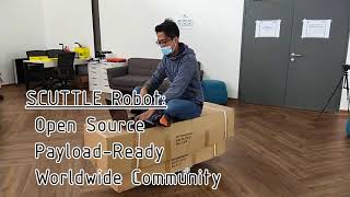 “Muscle SCUTTLE” demo – Billet aluminum mobile robot & 200kg payload ...