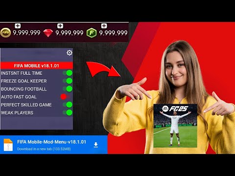 FC MOBILE 25 MOD APK v18.1.01 Gameplay - EA FC Mobile MOD MENU APK 2025 (Unlimited Money & Coins)