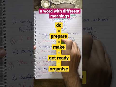 improve your vocab | a word with different meanings #synonyms #achieve