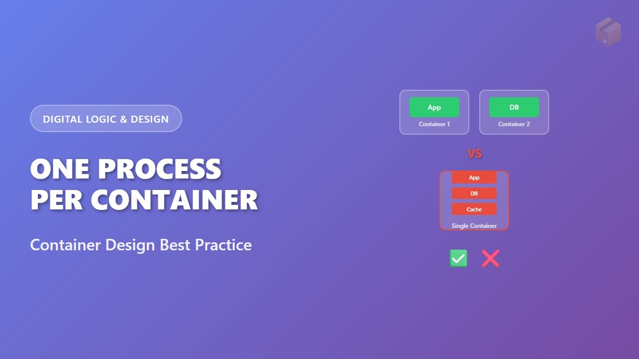 Containerization Best Practice: One Process Per Container Explained!