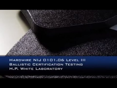 Level 3+ Multi Curve Bulletproof Plate | Hardwire LLC