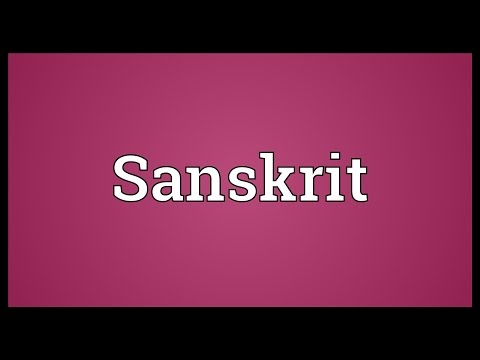 Sanskrit Meaning