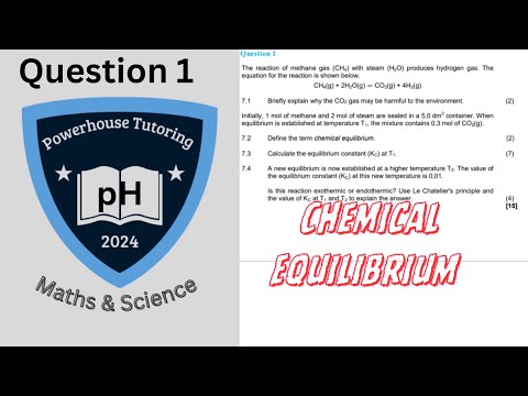 GRADE 12 | CHEMISTRY | CHEMICAL EQUILIBRIUM | PAST EXAM QUESTION | QUESTION 1.