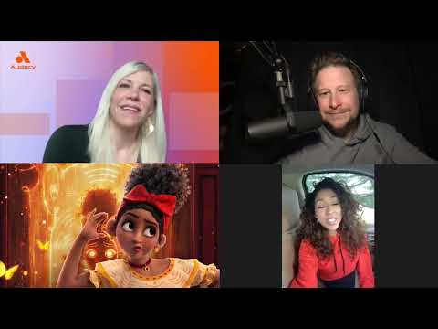 Adassa aka Dolores Madrigal from Encanti talks with Riggs & Alley