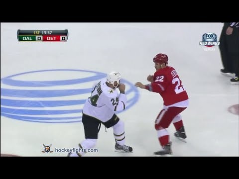 Eric Nystrom vs Jordin Tootoo Jan 29, 2013