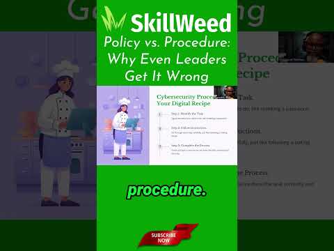 That Thin Line Between Policy and Procedure (Explained Simply)