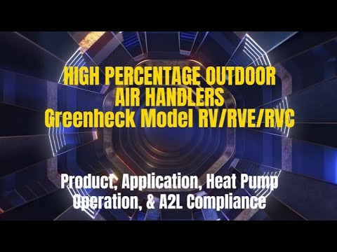Dorse Power Hour 2025 - DOAS & High Percentage Outdoor Air Units A2L by Greenheck - Model RV/RVE/RVC