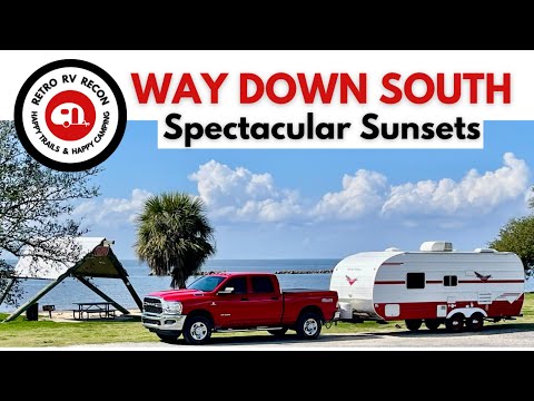 RV Camping at Cypremort Point State Park in Cypremort Point, Louisiana