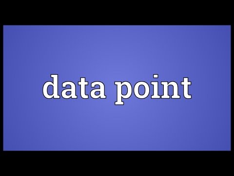 Data point Meaning