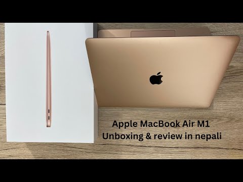 Apple MacBook Air M1 Unboxing & review in nepali