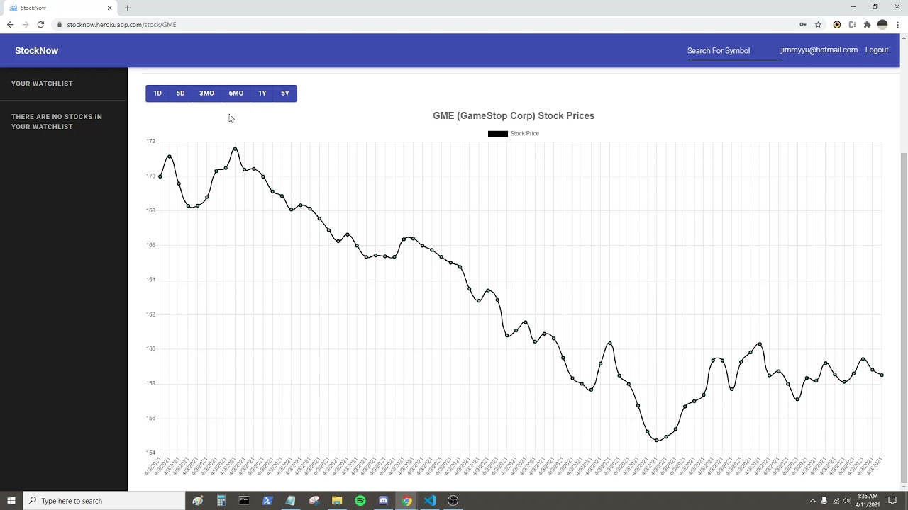 GitHub - yu-jimmy/StockNow: StockNow is a web application that allows ...