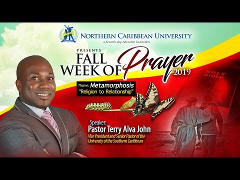 NCU FALL WEEK OF PRAYER 2019 - "METAMORPHOSIS" - 27-09-2019 | LIVE STREAM