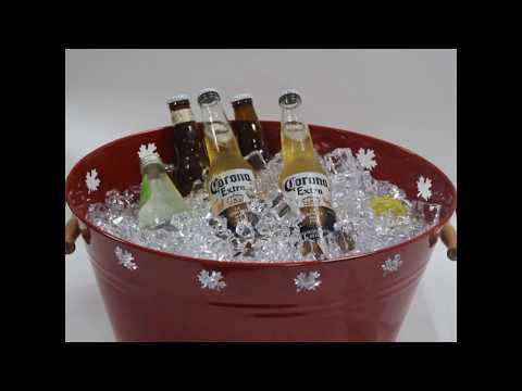 PT 00000007 galvanized party tub