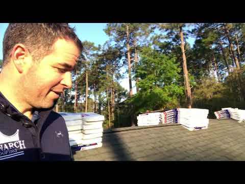 Blistered shingles cause by hot attic. Monarch roofing solutions, simple step to a lasting roof