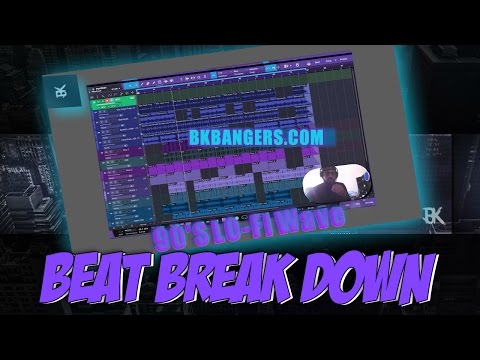 90's Lofi wave beat break down | MPC x studio one workflow
