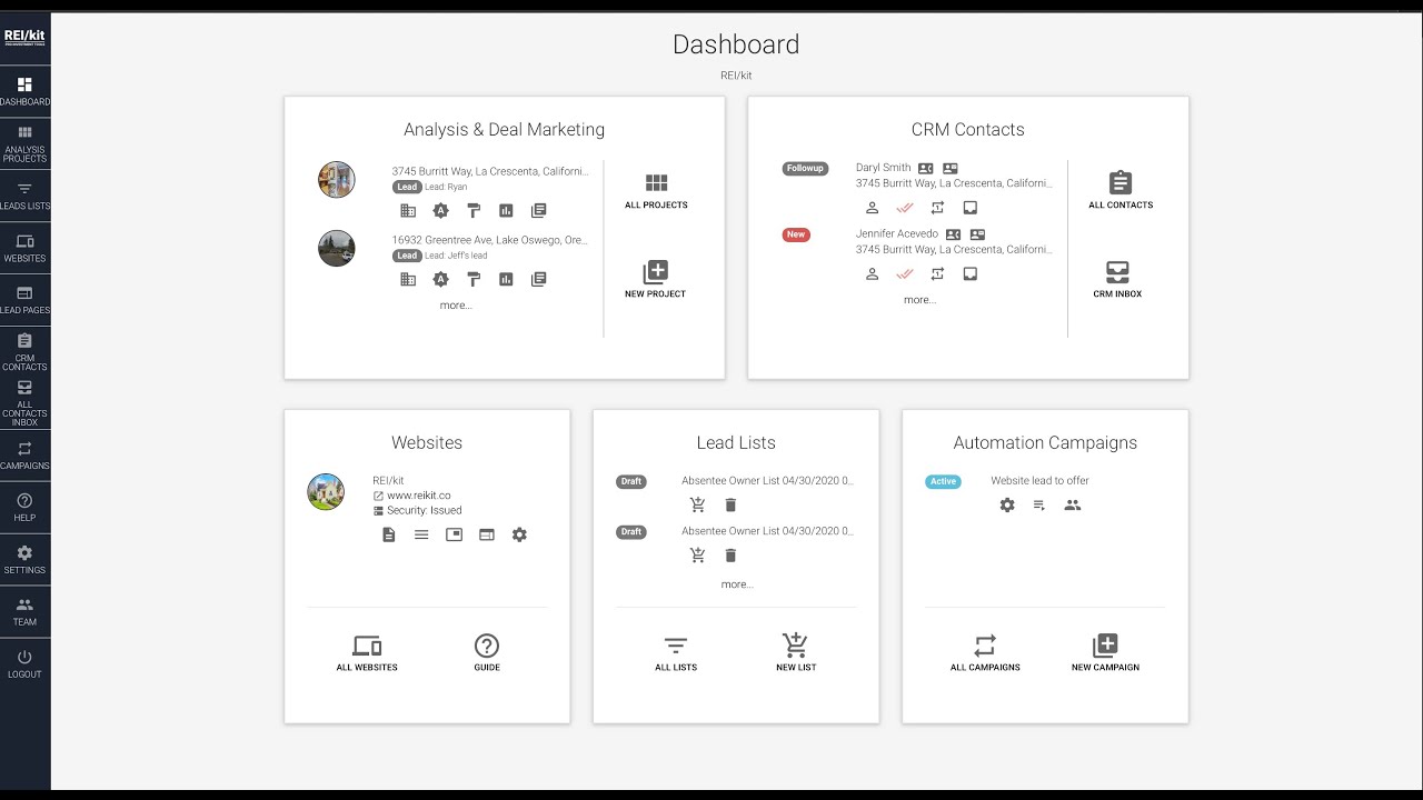 Creating Email Campaigns and Adding Leads to a Campaign