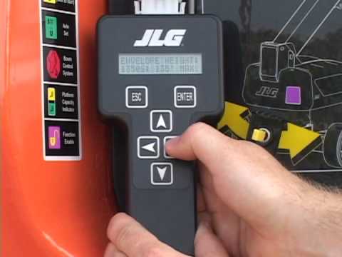 JLG® Analyzer Machine Setup Function
