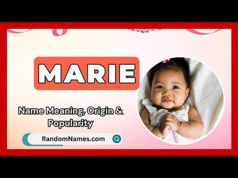 Marie - Baby Girl Name Meaning, Origin & Popularity - RandomNames.com
