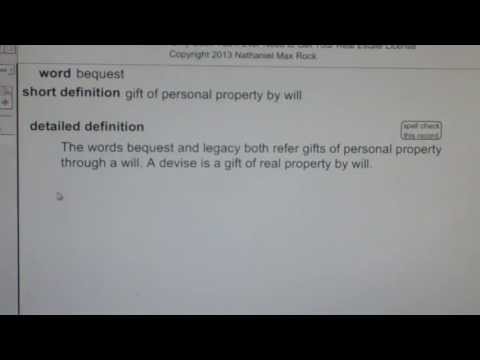 bequest Real Estate License Exam Study Guide AgentExamPass.com