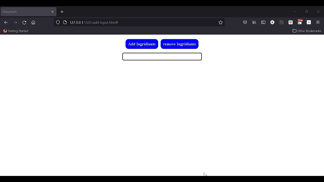 How to add remove input fields javascript