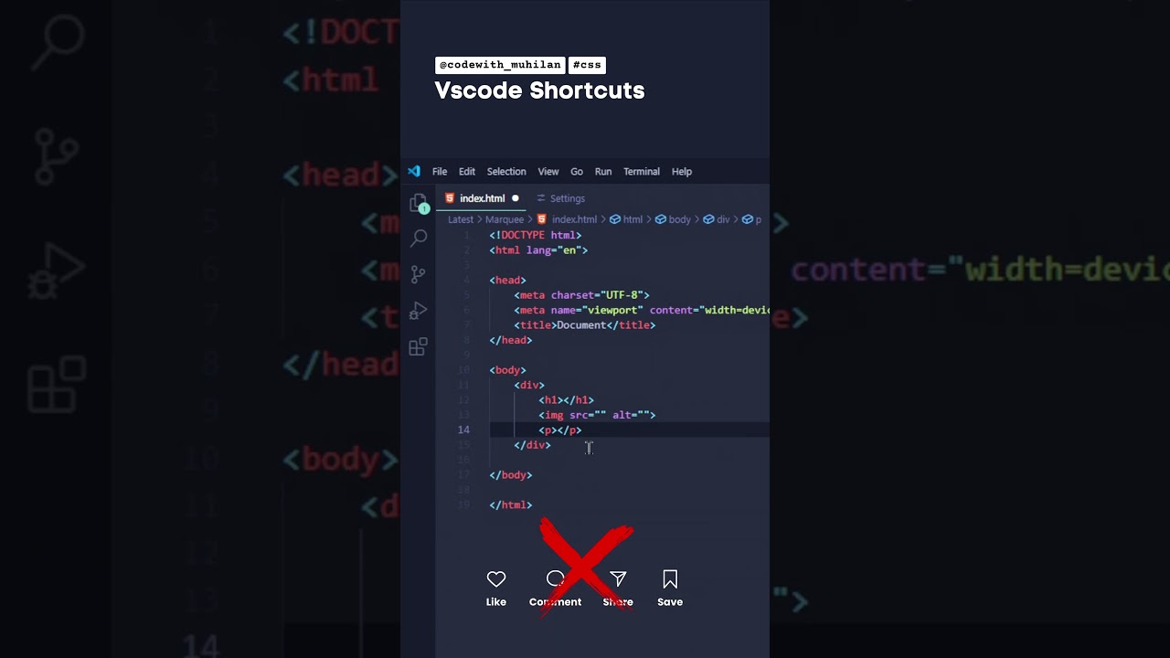 Vscode Shortcuts #css #coding #vscode #Website #frontenddeveloper