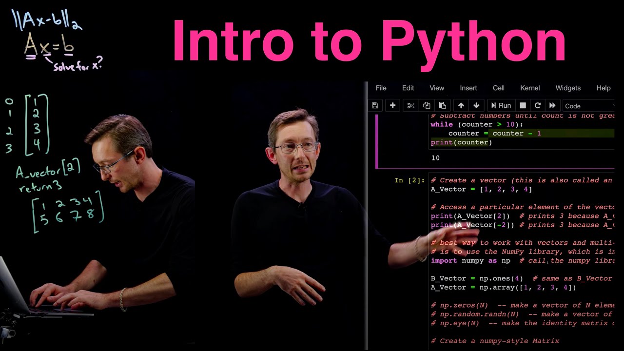 Engineering Math Pre-Req: Quick and Dirty Introduction to Python