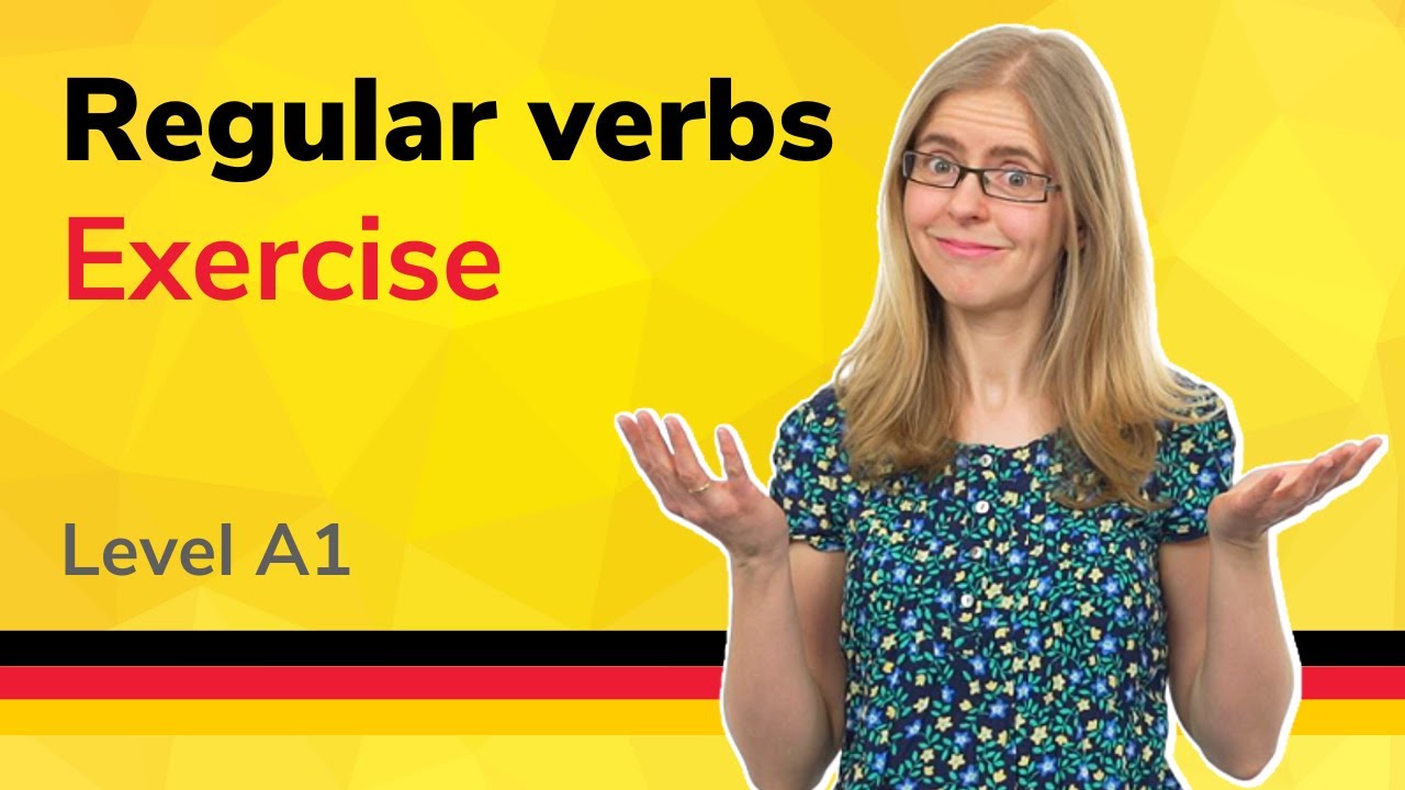 🌍 Day 8.1. - Regular verbs exercise / practice *German to Go*