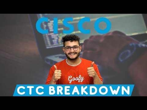 CISCO Fresher CTC Breakdown in One Minute | Better Than FAANG @Cisco #salary #ctc #cisco #shorts