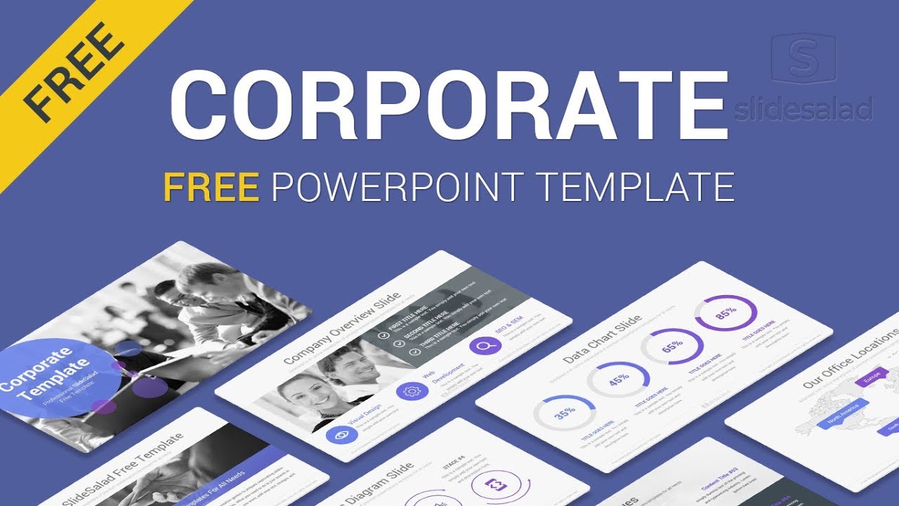 Free Corporate PowerPoint Template PPT Slides
